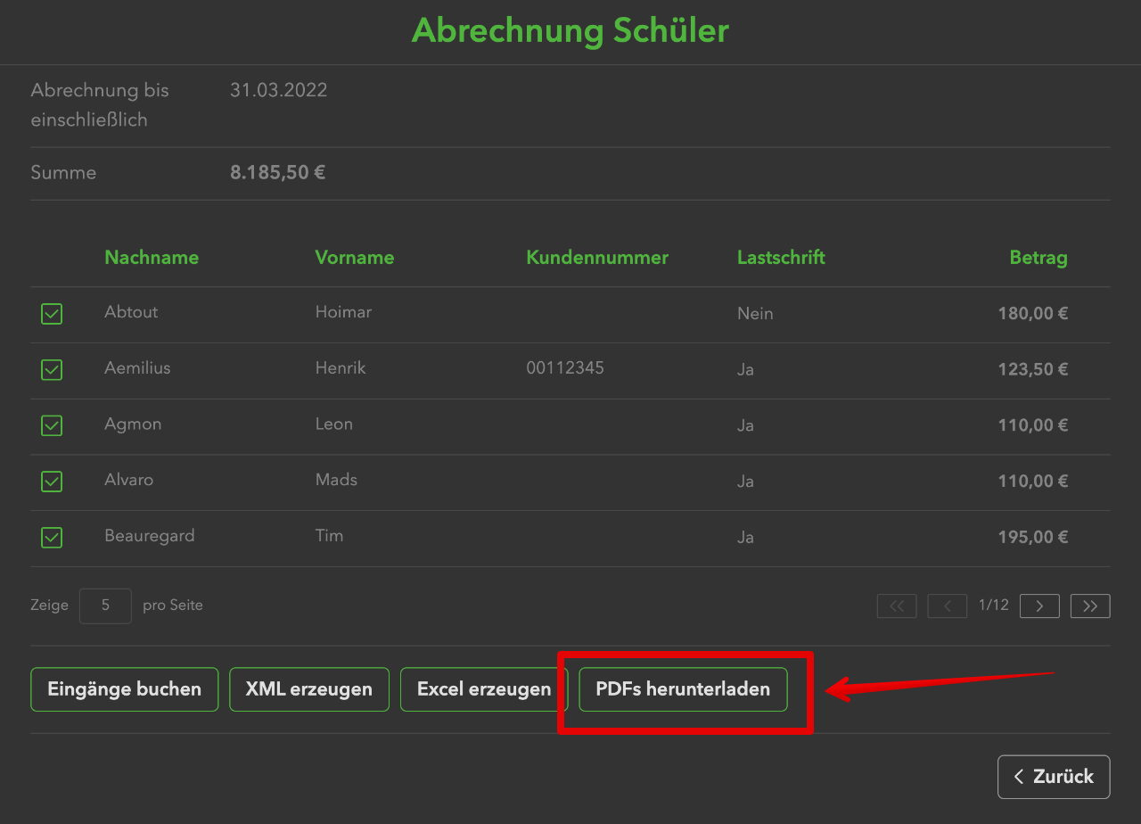 OrgaEasy – Sammel-Download für Rechnungen, Daten der Abrechnungen als ...